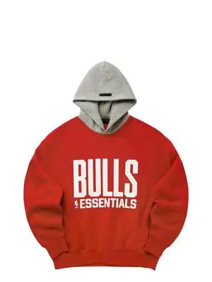 Fear Of God Nba Bulls Essentials Hoodie - Red