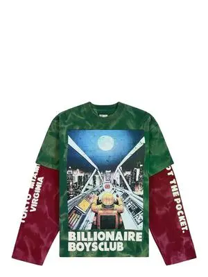BILLIONAIRE BOYS CLUB Printed Long-sleeve T-shirt - Green