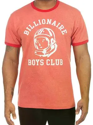 BILLIONAIRE BOYS CLUB Helmet Flock T-shirt - Red