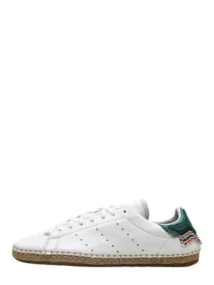 Adidas X Clot Edison Chen Stan Smith Beaded Espadrille Sneakers - White