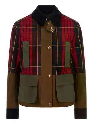 Alexander McQueen Tartan Patchwork Jacket - Brown