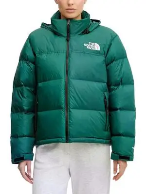 The North Face Logo-print Hooded Jacket - Green
