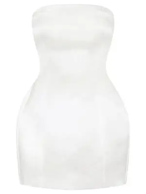 NICHOLAS Kaline Strapless Mini Dress - White