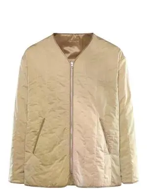 MAISON MARGIELA Quilted Zip-front Jacket - Neutrals