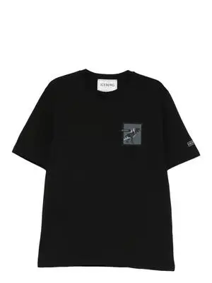 Iceberg Graphic T-shirt - Black