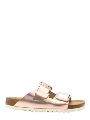 Gabor Buckle Flatform Sandals - Pink