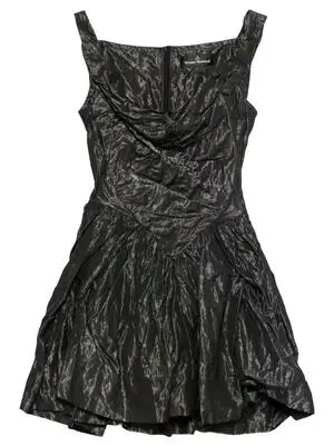 VIVIENNE WESTWOOD Draped Pleated Dress - Black