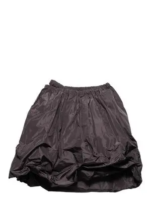 Prada Technical Taffeta Skirt Hematite