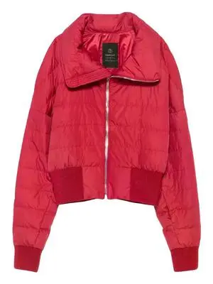 MONCLER + RICK OWENS Cropped Quilted Jacket - Red