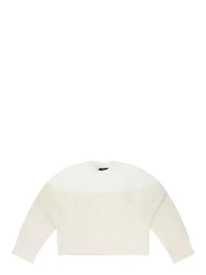 Amiri Drop Needle Crewneck Knitted Top - Neutrals