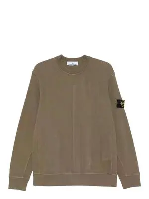 Stone Island Waffle-knit Sweatshirt - Green