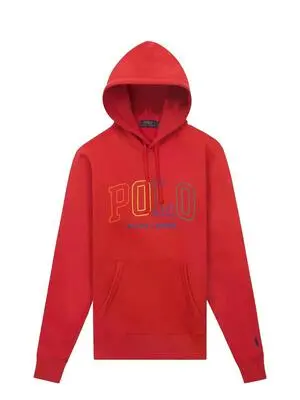 Polo Ralph Lauren Cotton Hoodie With Logo Detail - Red