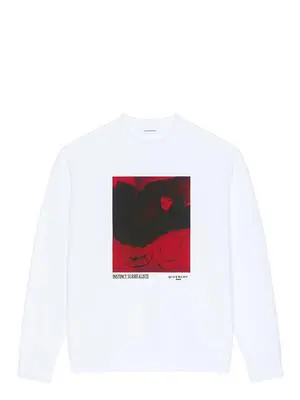 Givenchy Sweatshirt With Surrealism Print - White