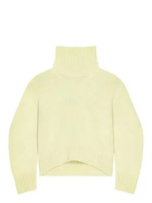 Givenchy Turtleneck Alpaca And Yak Wool Sweater - Pale Green