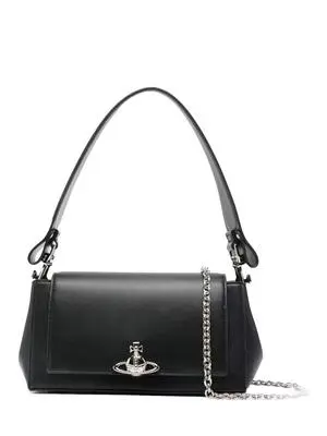 VIVIENNE WESTWOOD Medium Hazel Orb Shoulder Bag - Black