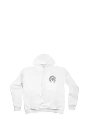 Chrome Hearts Logo Hoodie - White