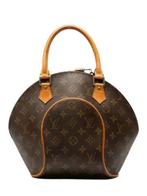 LOUIS VUITTON 1998 Monogram Ellipse Pm Handbag - Brown