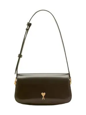 Ami Paris Paris Glazed Shoulder Bag - Green