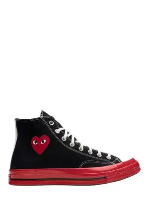 Play Comme Des Garcon X Converse Chuck 70 Sneakers - Black