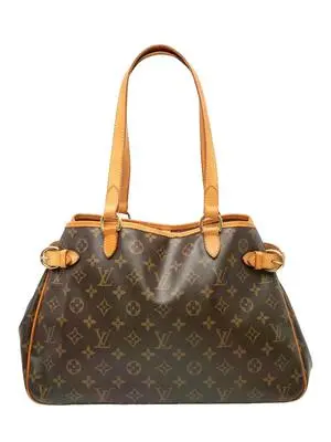 LOUIS VUITTON 2008 Monogram Batignolles Horizontal Tote Bag - Brown