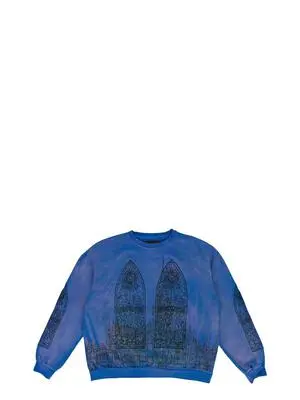 WHO DECIDES WAR BY EV BRAVADO Graphic-print Sweatshirt - Blue