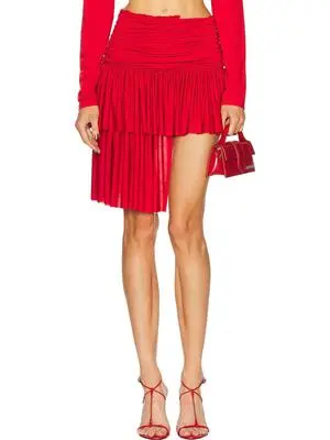SIEDRES Gigi Mini Skirt - Red