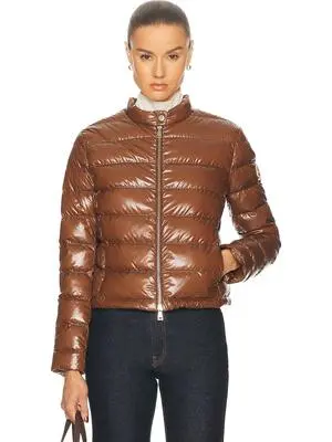 Moncler Papillon Padded Jacket - Open Brown