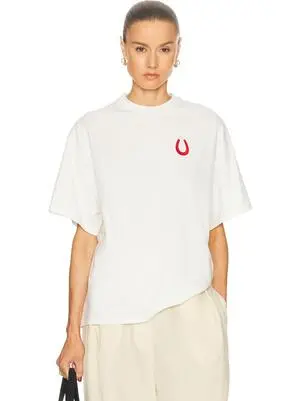 JIL SANDER Short Sleeve T-shirt - Porcelain