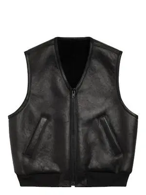 StÜssy Shearling Vest - Black