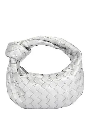 Bottega Veneta Mini Jodie Bag - Silver