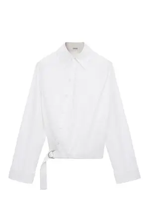 Loewe Cotton Asymmetric Shirt - White
