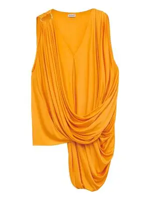 Loewe Draped Sleeveless Top - Yellow