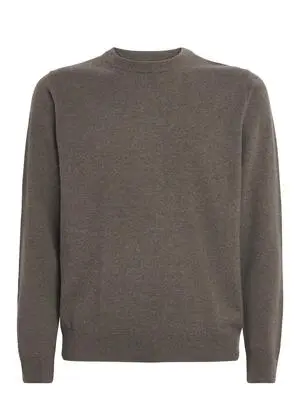 Sunspel Cashmere Crew-neck Sweater - Green