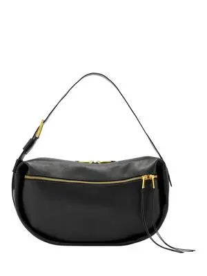 ALLSAINTS Leather Noemie Shoulder Bag - Black