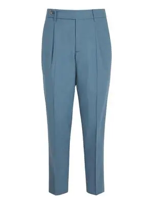 Colombo Cashmere Suit Trousers - Blue