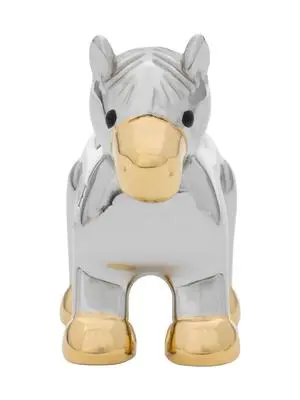 Loewe Horse Dice Charm - Silver
