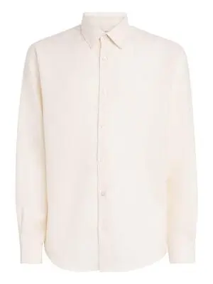 Sunspel Cotton-cashmere Shirt - Ivory
