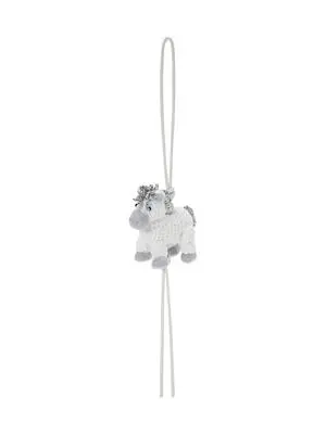 Loewe Felt Horse Bag Charm - White