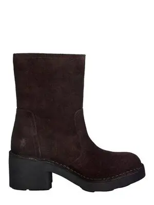 Fly London Block-heel Ankle Boots - Brown