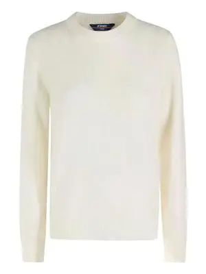 K-WAY Clarisse Ribbed Sweater - Neutrals