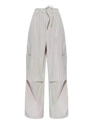 Y3 Striped Cutout Trousers - Neutrals