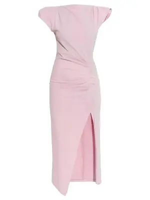 Isabel Marant Ruched Slit Dress - Pink