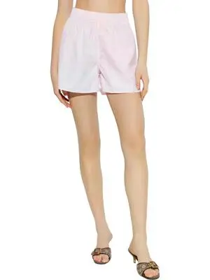 PARAMIDONNA Striped Shorts - Pink