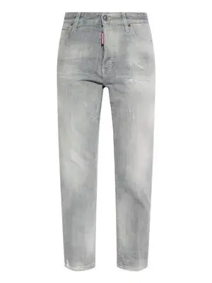 Dsquared2 Distressed Trousers - Grey