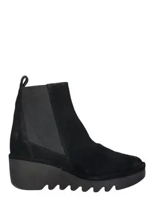 Fly London Elasticated-panel Chelsea Boots - Black