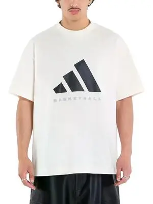 Adidas Logo-print T-shirt - White
