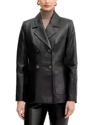 Luisa Spagnoli Supernova Double-breasted Blazer - Black
