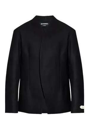 Jacquemus Shawl Collar Tailored Jacket - Black