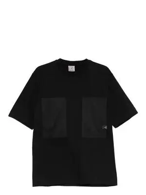 RHUN Round-neck Pocket T-shirt - Black