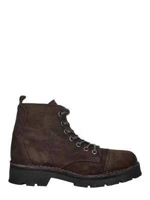 Fly London Lace-up Lug-sole Boots - Brown